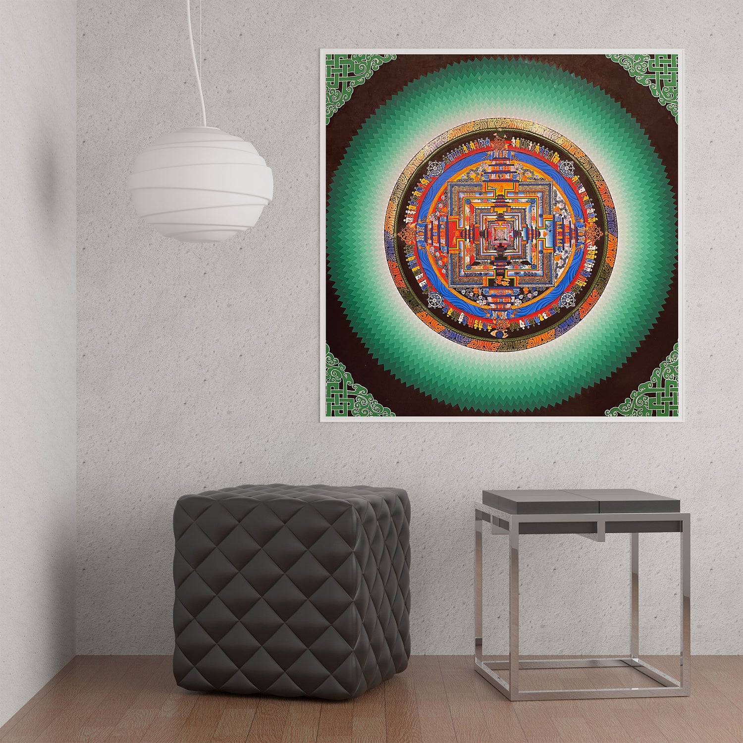 What is a Lotus Mandala Thangka? – Crafts of Tibet