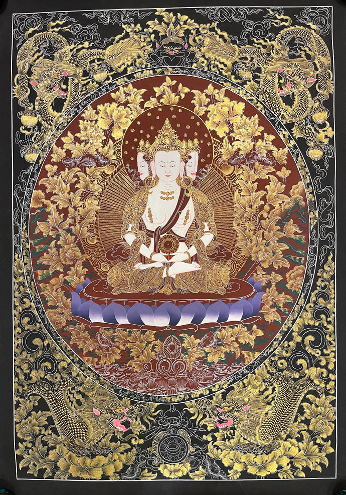 White Buddha (Dari Rulai) – Crafts of Tibet